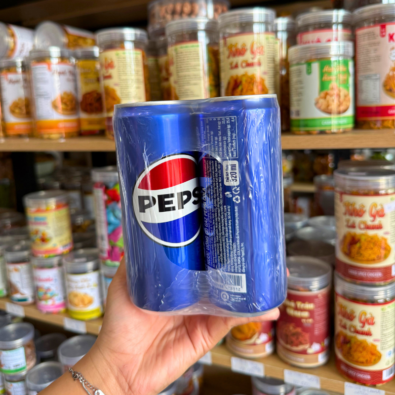 Set 6 Lon Nước Ngọt Pepsi (390ml/Lon) - ANNSHOP.VN