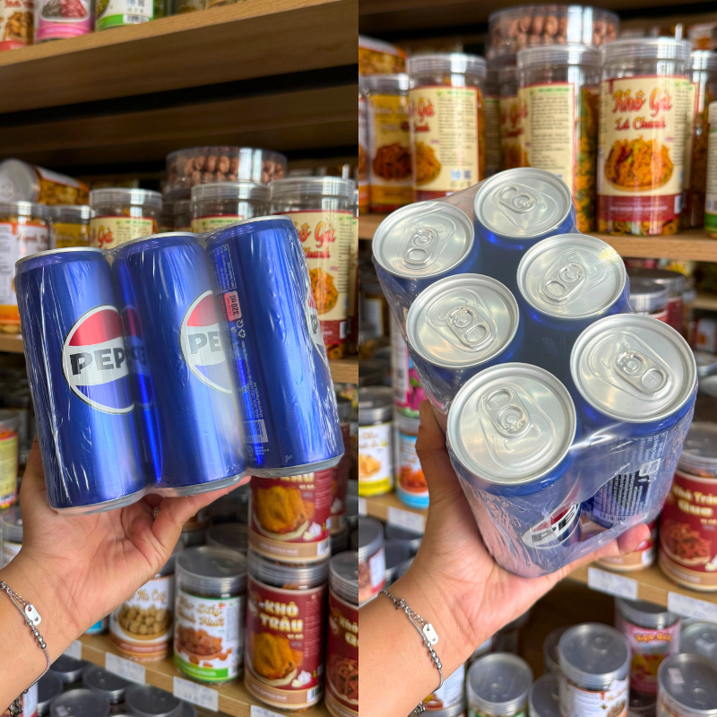 Set 6 Lon Nước Ngọt Pepsi (390ml/Lon) - ANNSHOP.VN